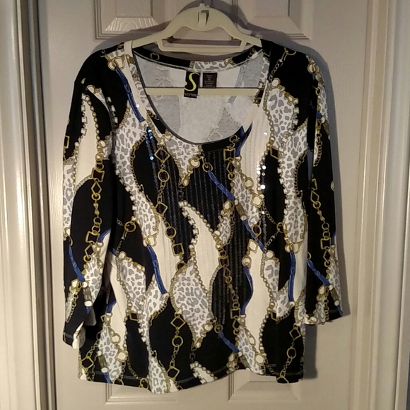 Sportelle | Tops | Womens Sportelle Xl Tunic Embellished | Poshmark